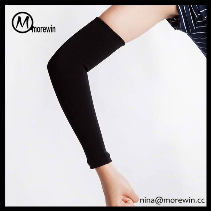 Morewin Black Nylon Compression Arm Sleeve Sports Arm Sleeve ...